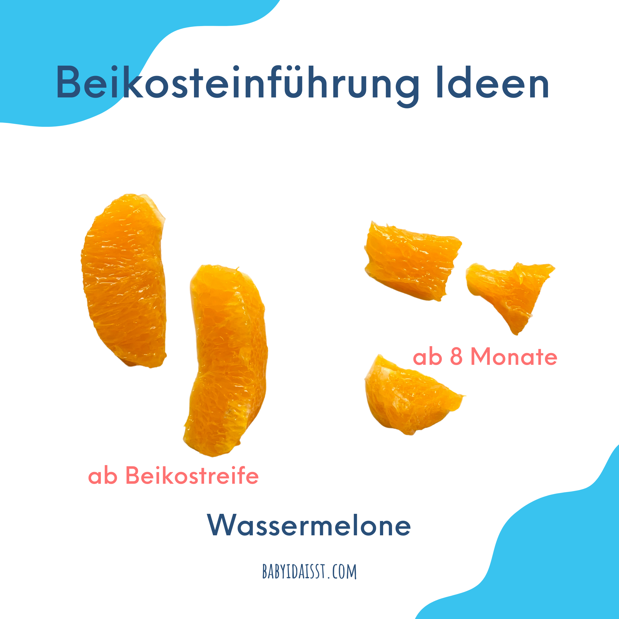 Orangen als Fingerfood für Babys - Beikostideen